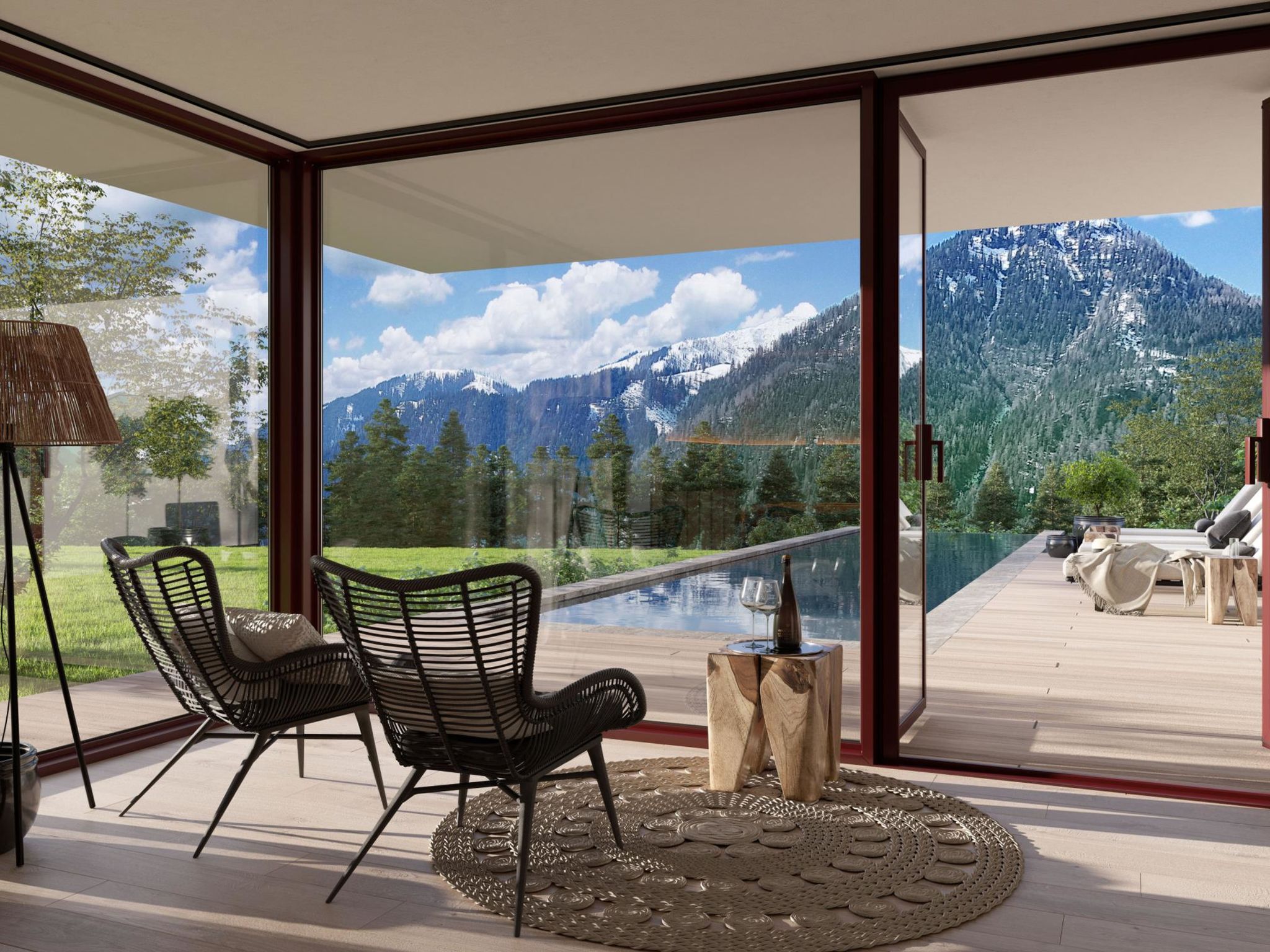 Penthouse Max. 6 P & Infinity Pool - Bischofshofen