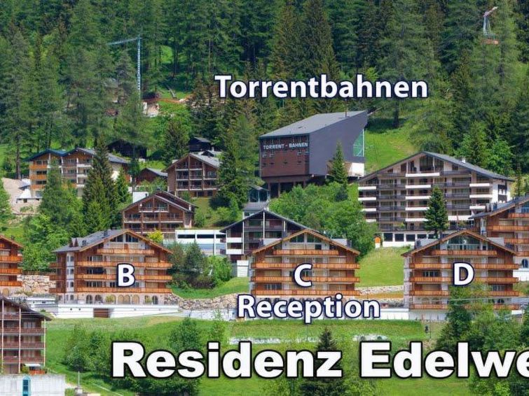 Edelweiss B 31 # 5-bed Apartment, Dusche, Wc 5-bed Apartment, Dusche, Wc - Leukerbad