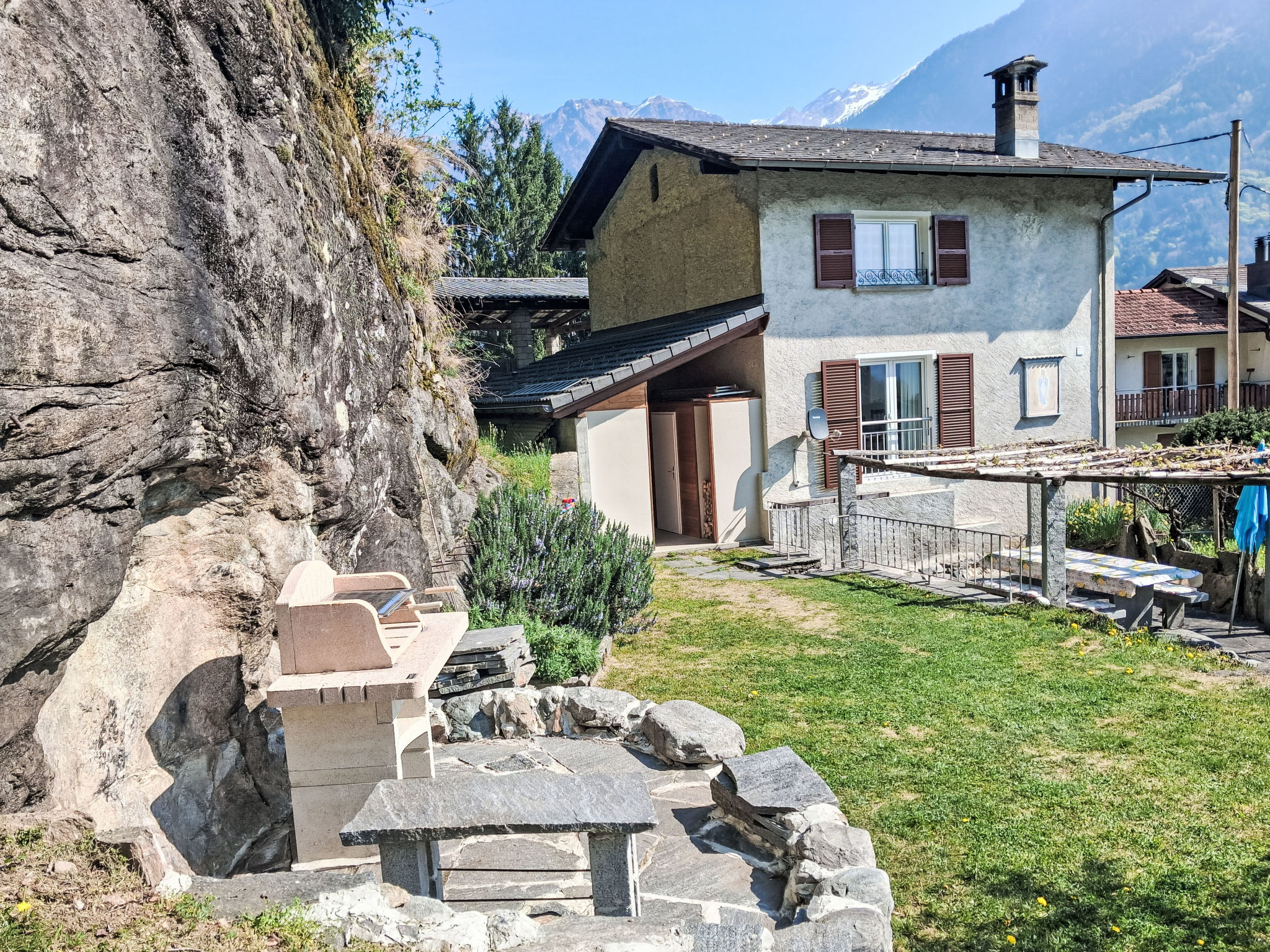 'Cà Da Rör' Mit Bergblick - Olivone