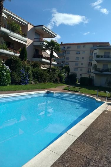 2 Zimmer Gartenwohnung Mit Pool - Kanton Tessin
