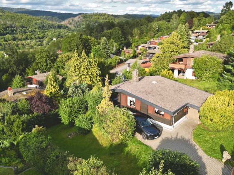 In Barbis Mit Grill Und Panoramablick - Harz