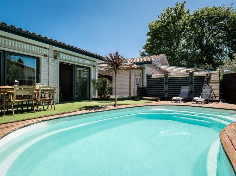 Villa Eden Bleu - Haus In Südlage Mit Beheiztem Pool Und Privatem Whirlpool - Landes