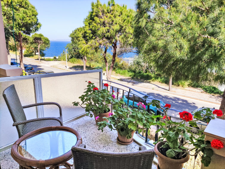 Wohnung Mit Meerblick Und Großer Terrasse - Rodos