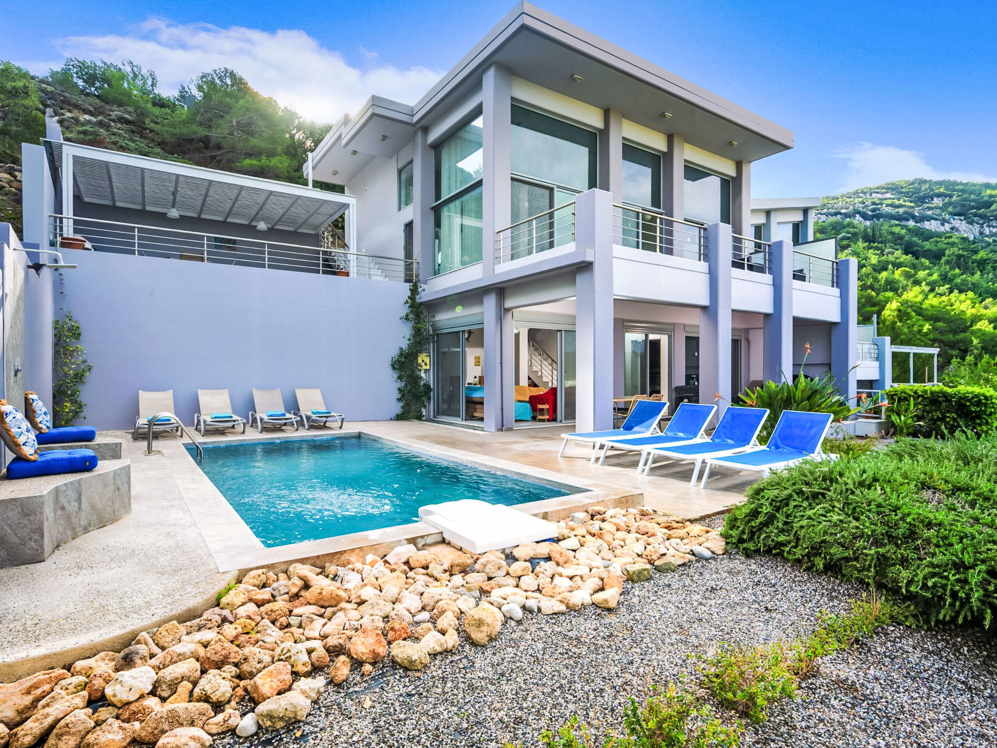 Villa Articiano Mit Whirlpool Und Herrlicher Aussicht - Faliraki