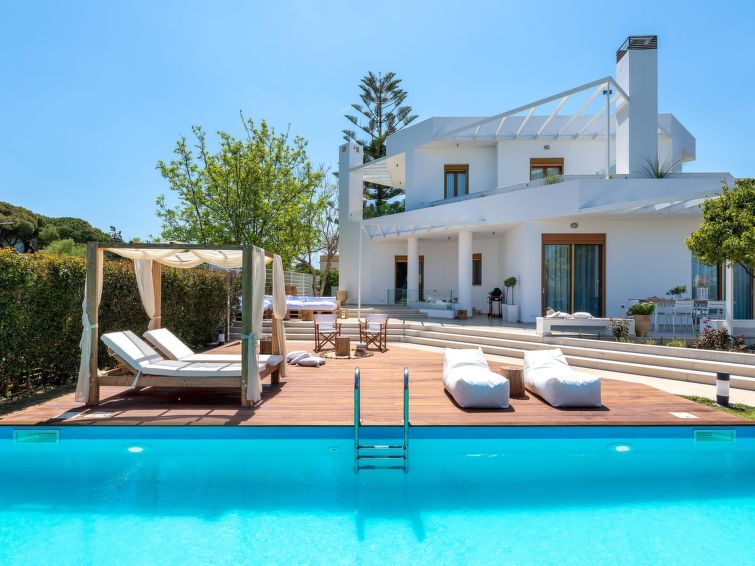 Schöne Weiße Ferienvilla Liebe - Rhodes