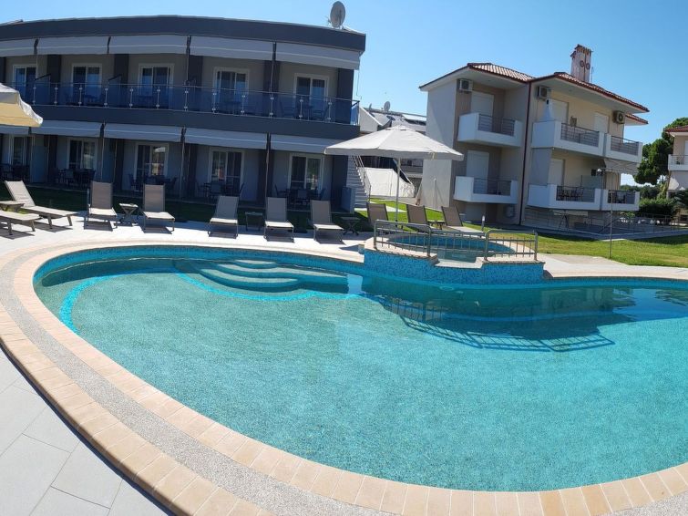 Finikas Garden Studios Pool Garten - Ситония
