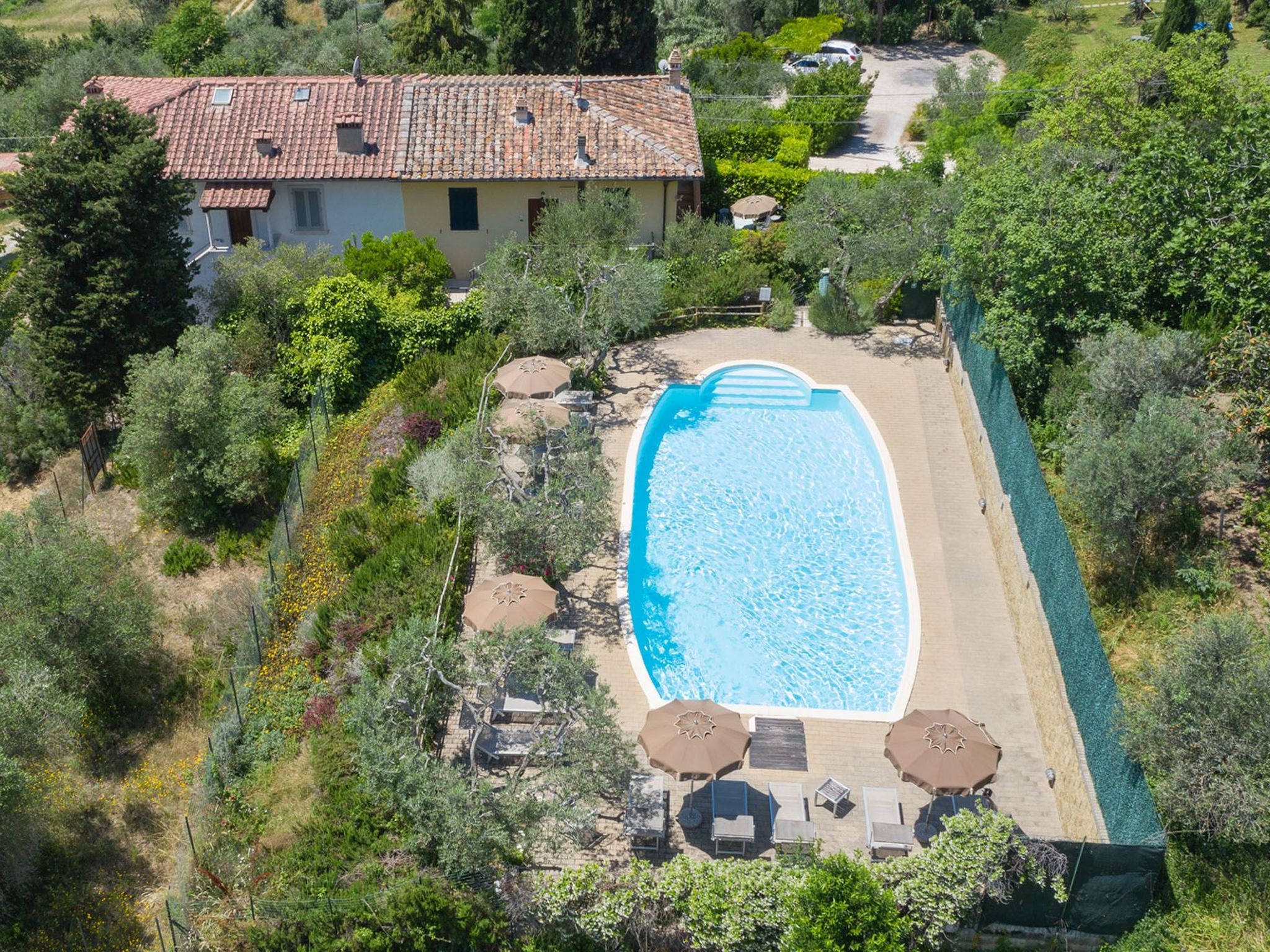 Wohnung In Einem Ferienhaus Mit Schwimmbad Im Herzen Der Toskana. - Poggibonsi