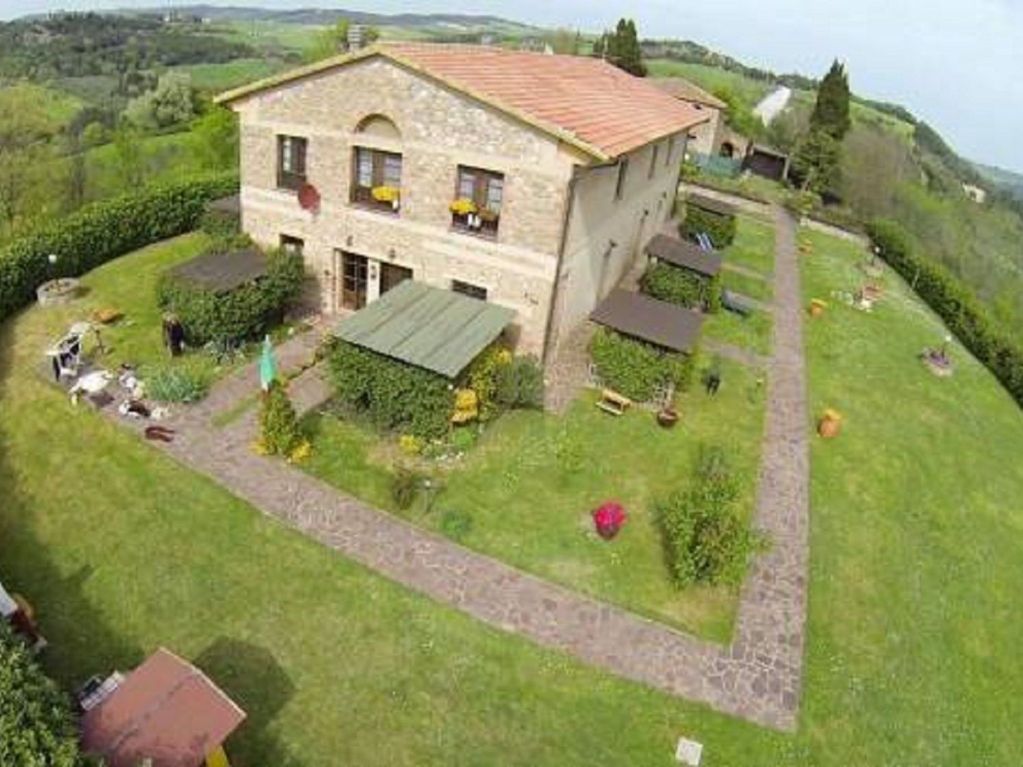 Schönes Ferienhaus In Volterra Mit Großem Garten - Volterra