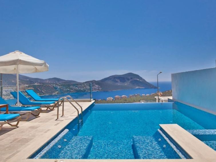 Villa Pool 2 Mit Meerblick - Kalkan